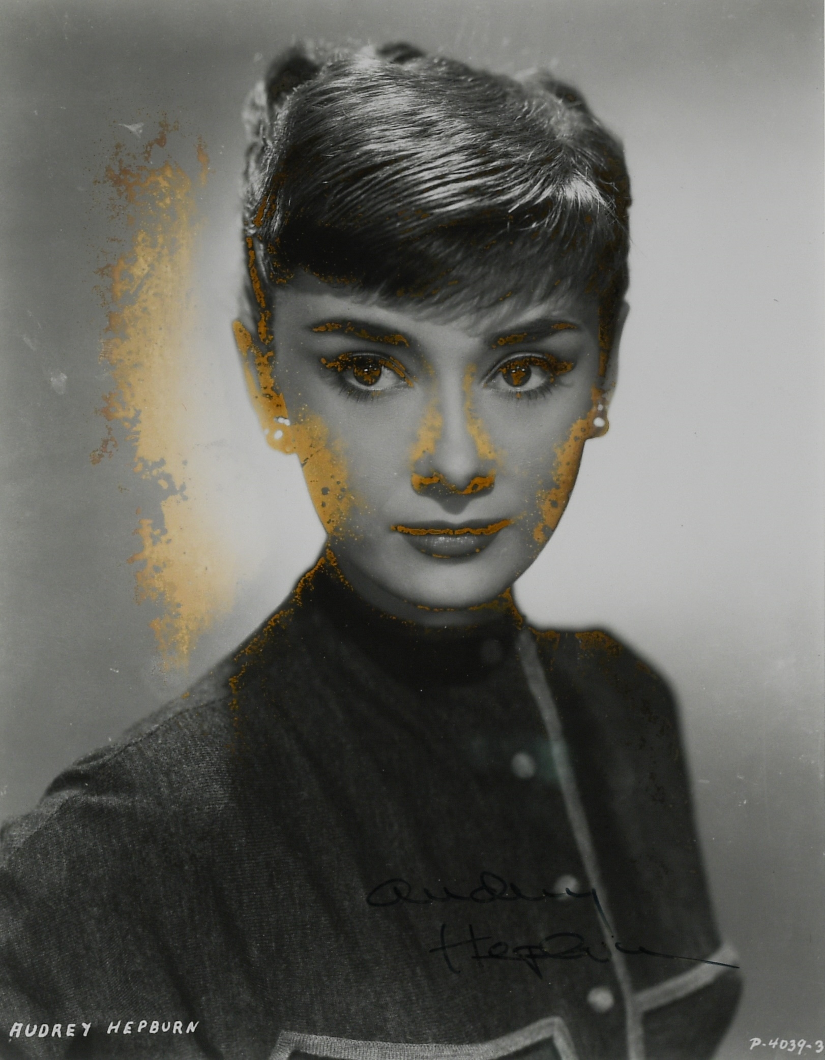 Bud Fraker | Audrey Hepburn signed photographic print (1953) | MutualArt