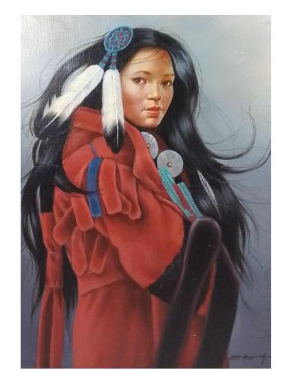 Jacinto Roman | Native American Portrait | MutualArt