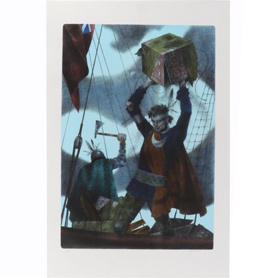 Joseph Hirsch | The Boston Tea Party (1975) | MutualArt