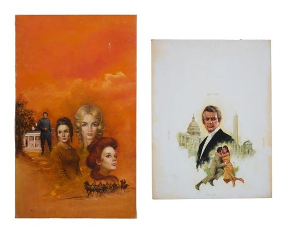 Lou Marchetti | Two Romance Novel Book Cover Illustrations (1973 - 1980 ...