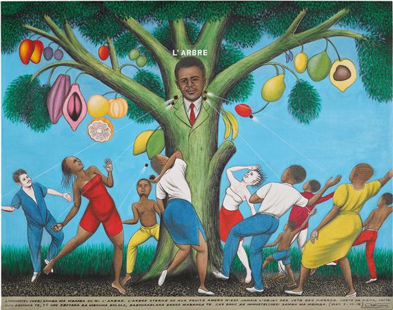 Chéri Samba | L'arbre (1987) | MutualArt