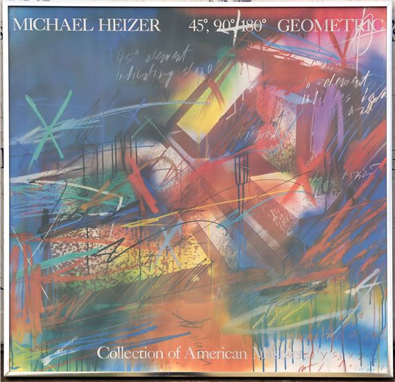 Michael Heizer | 45, 90, 180, Geometric | MutualArt