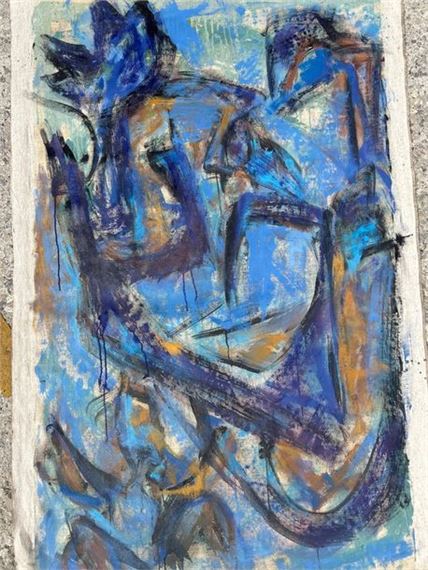 Marina Bardet | Blue abstraction | MutualArt