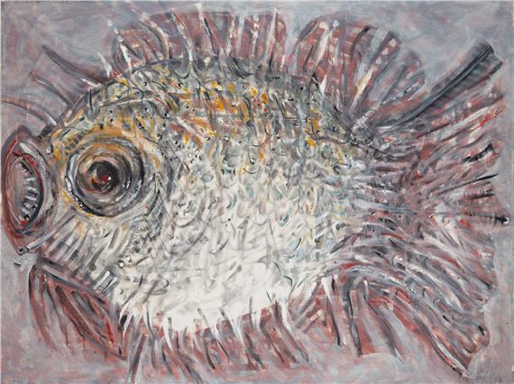 Józef Szajna | Ryba (1989) | MutualArt