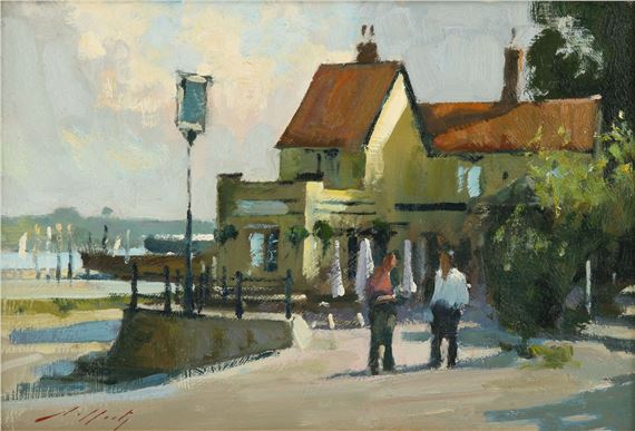 Paul Rafferty | Figures in Conversation by Pin Mill | MutualArt
