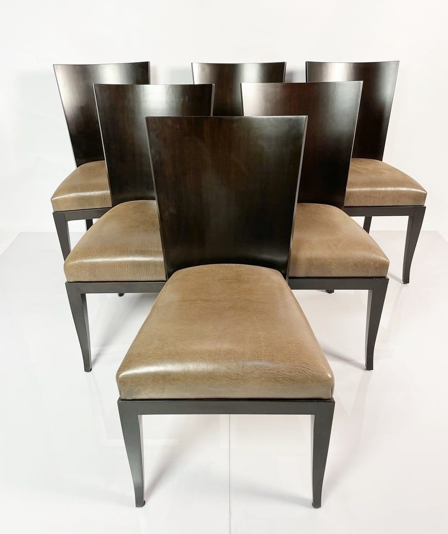 Dakota Jackson | Set of Six Cadette Dining Chairs by Dakota Jackson ...