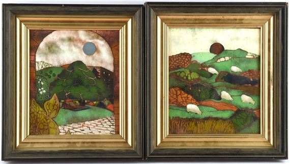Beryl Turpin | sheep in a landscape | MutualArt