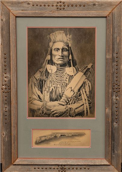 Bob Dale | Native American Portrait (1985) | MutualArt