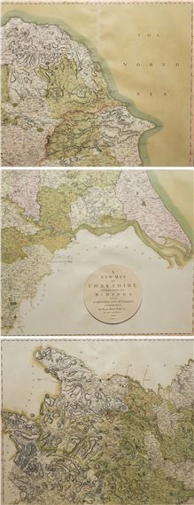 John Cary | A New Map of Yorkshire - Divided into its Ridings and ...