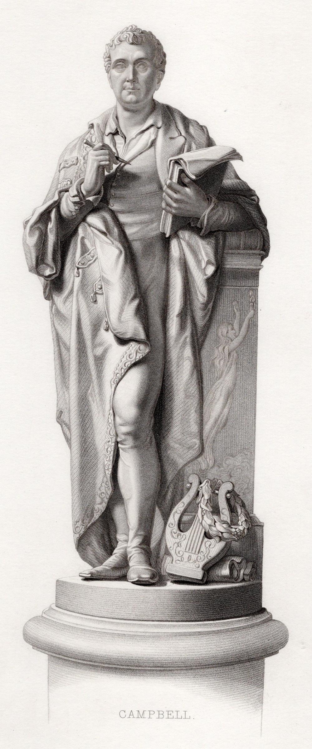 William Calder Marshall | Thomas Campbell wearing Cloak (1858) | MutualArt