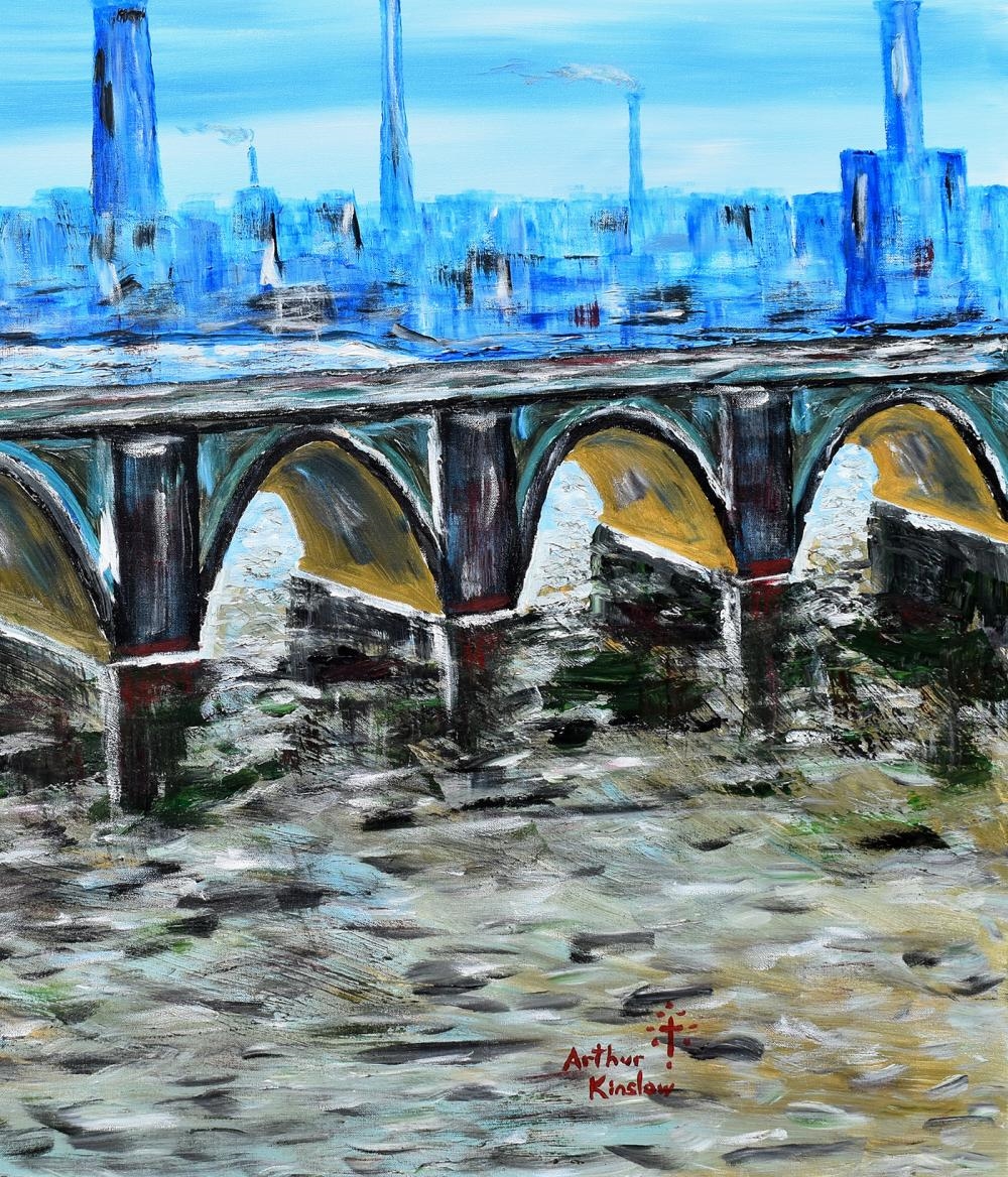 Arthur Kinslow | Waterloo Bridge, London | MutualArt
