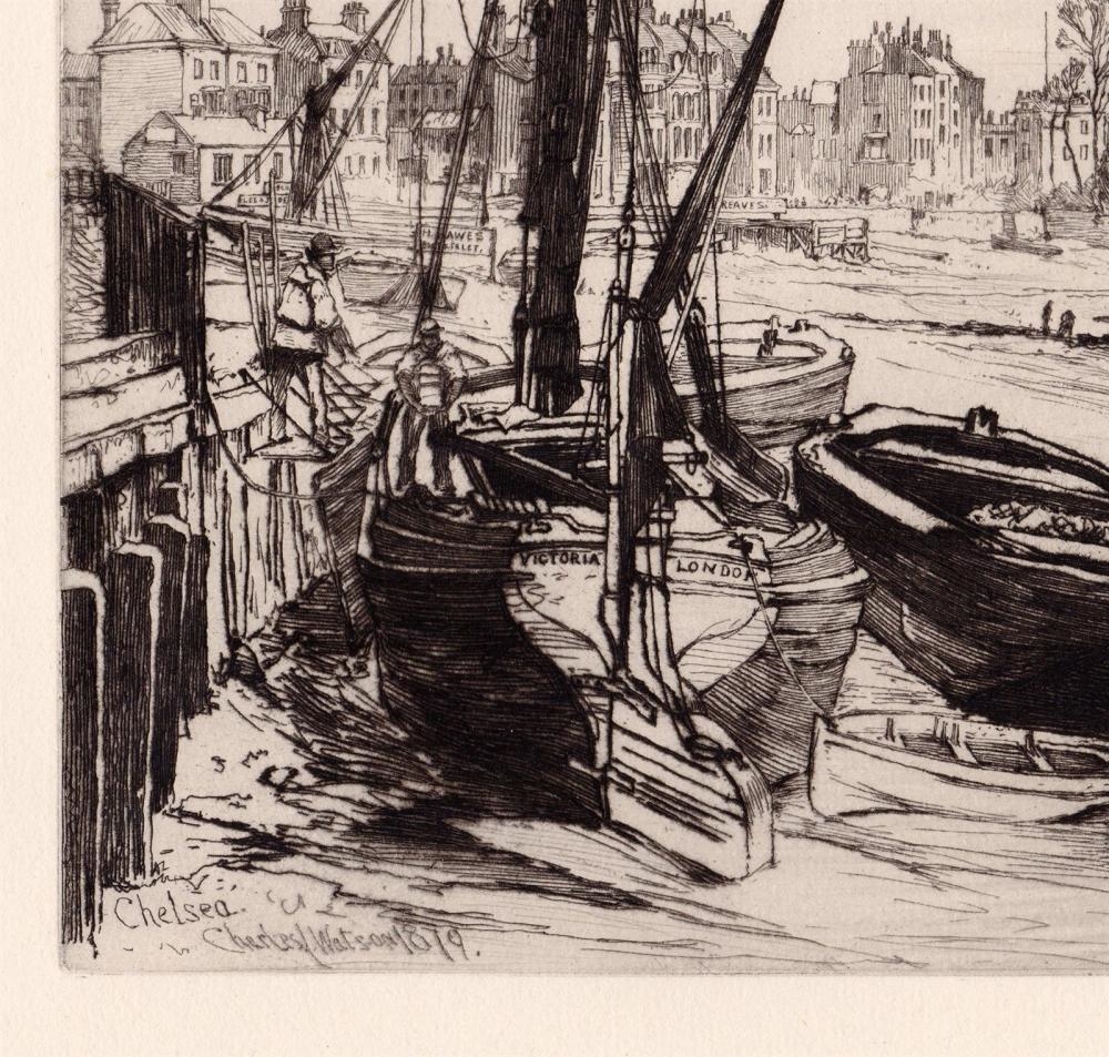 Charles John Watson | Chelsea Antique Etching (1882) | MutualArt