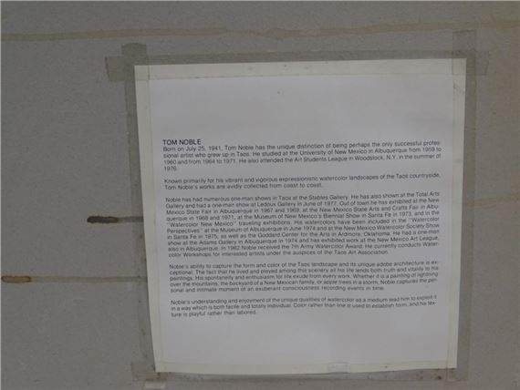 Tom Noble | Taos Vista | MutualArt