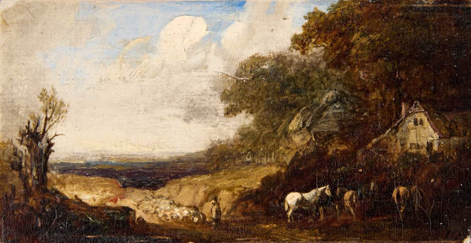 John Dearman | A MINIATURE COUNTRY LANDSCAPE | MutualArt