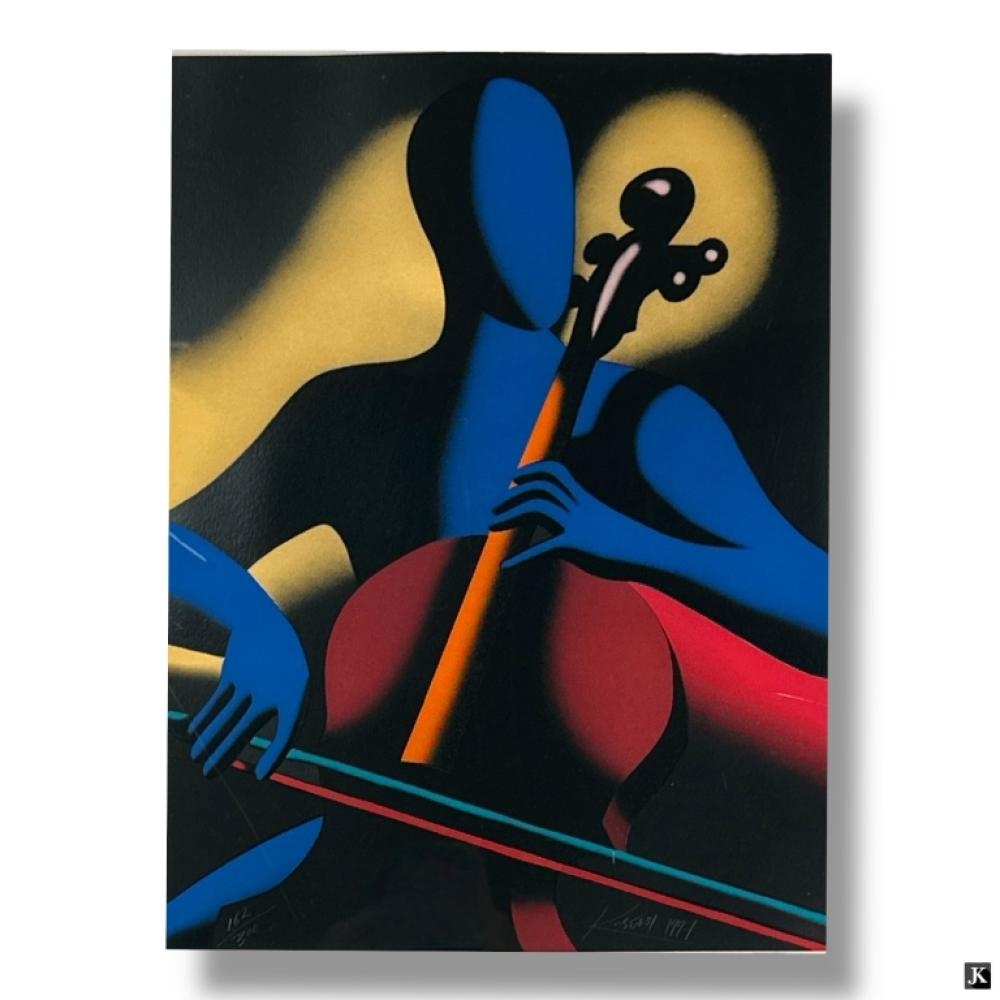 Mark Kostabi | The Cellist (1997) | MutualArt