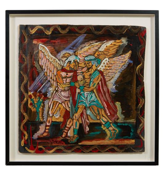 Rudolph Valentino Bostic | Wrestling with Angels | MutualArt
