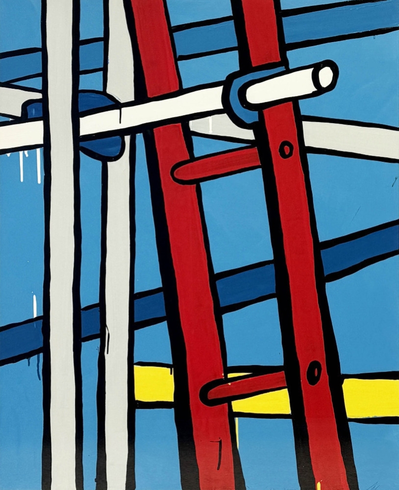 Jasper Knight | gloss acrylic and gesso (2021) | MutualArt