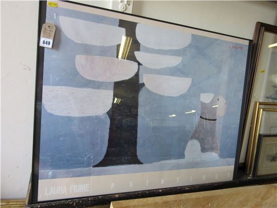 Laura Fiume | LAURA FIUME PRINT WITH DOG | MutualArt
