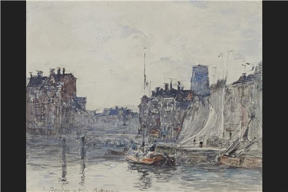 Eugène Louis Boudin | ROTTERDAM (1885) | MutualArt