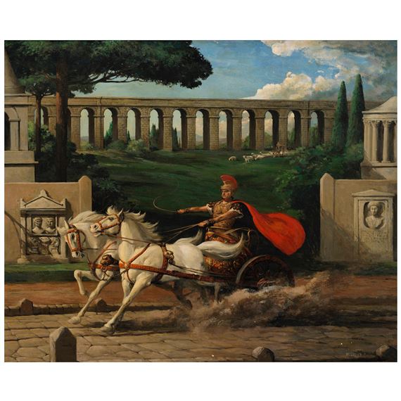 Robert Riggs | Roman Chariot (Circa 1957) | MutualArt