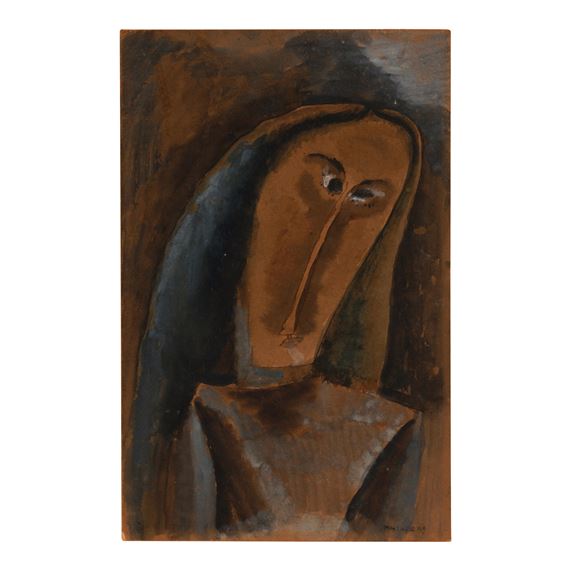 Max Weber | Head (1919) | MutualArt