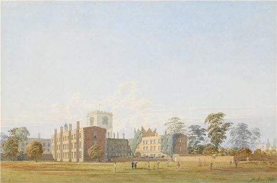 George Pyne | CRICKET AT JESUS COLLEGE, CAMBRIDGE (1853) | MutualArt