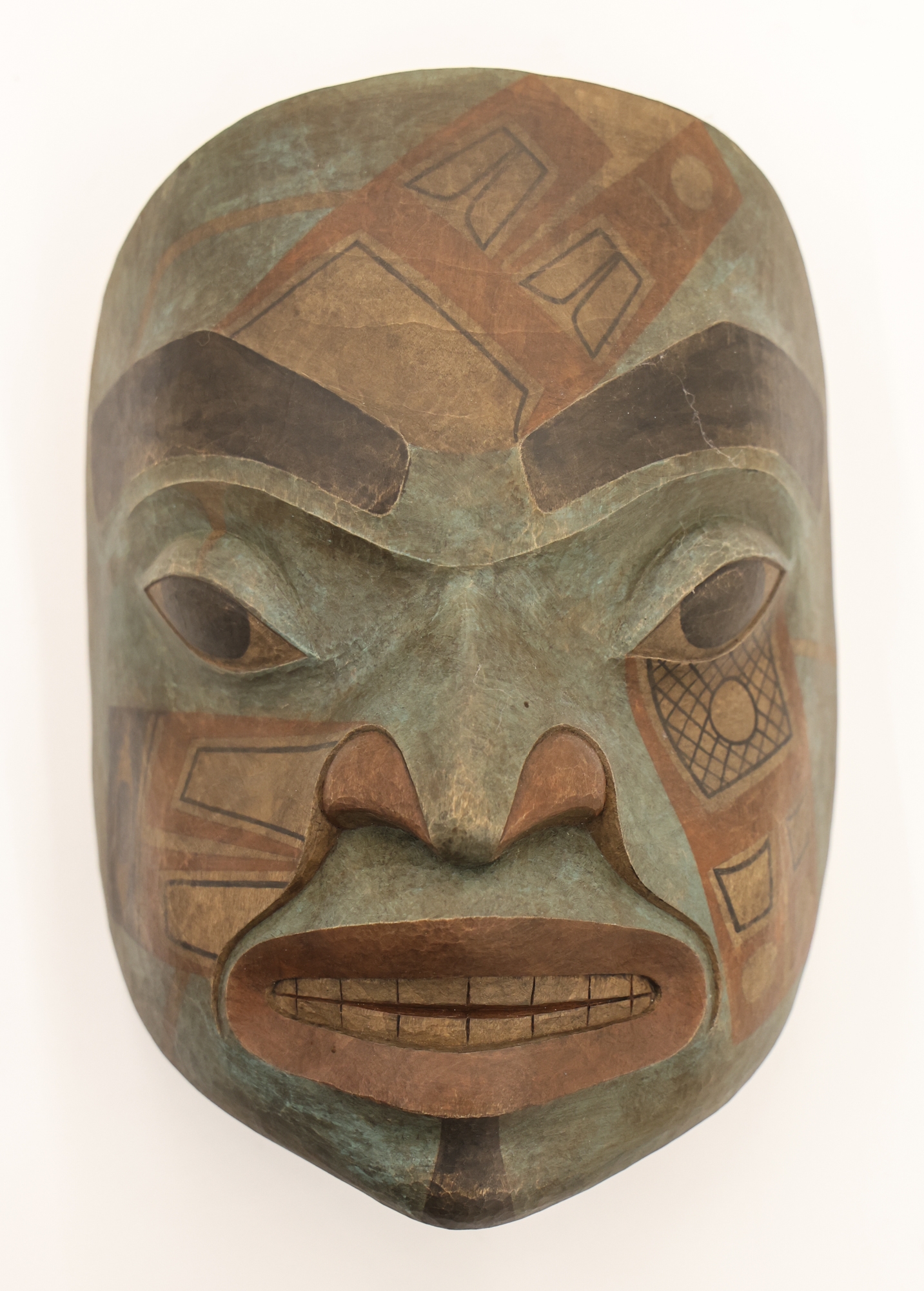 Scott Jensen | Portrait Mask with Chilkat Design (2014) | MutualArt