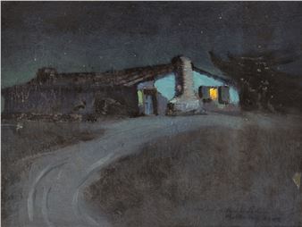 Charles Rollo Peters | The Sherman Rose Adobe (1910) | MutualArt