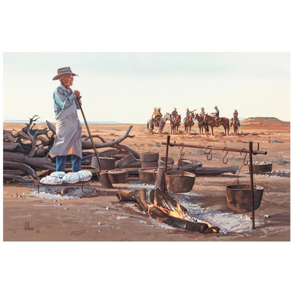 Fred Fellows | 40 Years a Cowboy, 20 Years a Cook | MutualArt