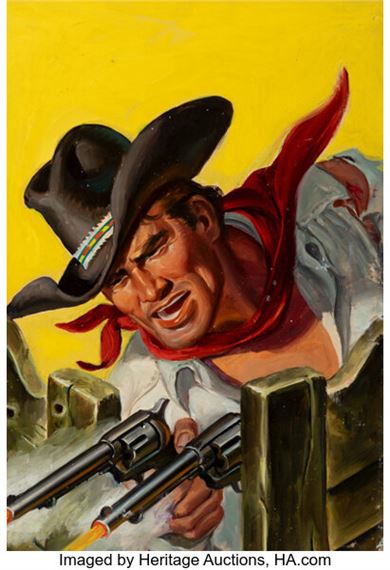 Rafael De Soto | Hell Rims These Guns, Fifteen Western Tales pulp ...