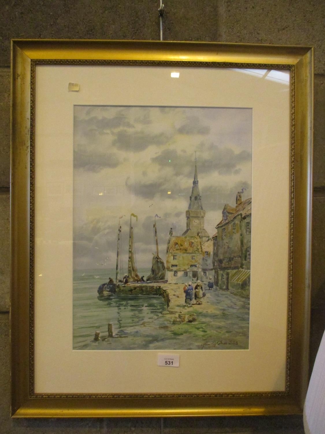 John Hamilton Glass | Dutch Fishing Village | MutualArt