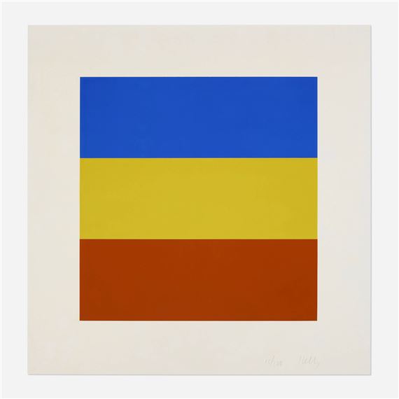 Ellsworth Kelly | Blue, Yellow, Red (1970 - 1973) | MutualArt