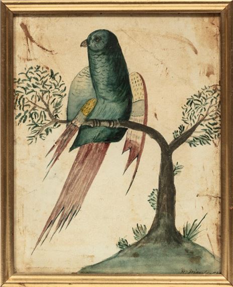 William Absolon | Robin and Pigeon (1830) | MutualArt
