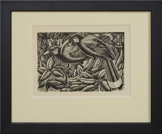 E. Mervyn Taylor | Nga Huia Original 1958 Bookplate (1958) | MutualArt