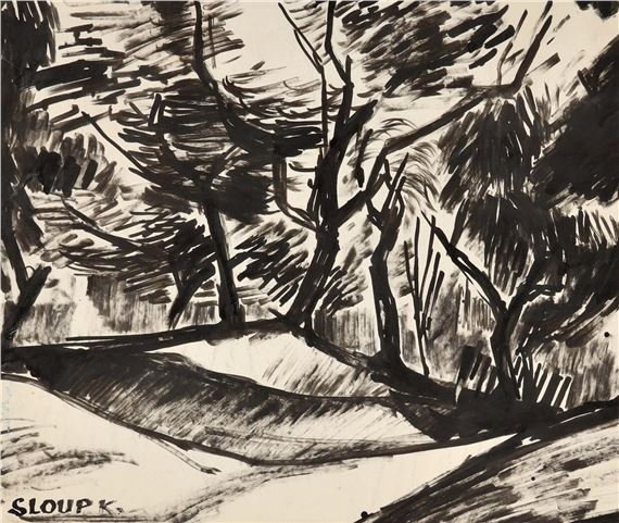 Karel Sloup | Stromy | MutualArt