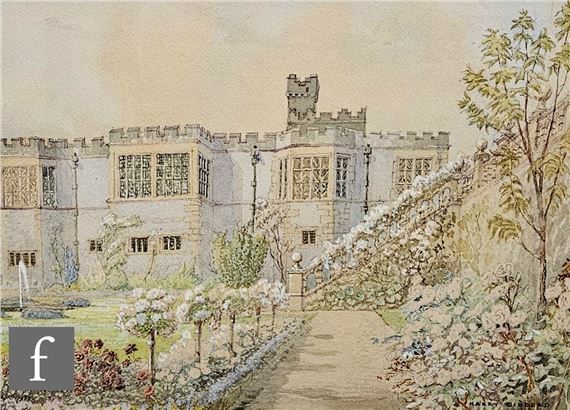 Harry Gibberd | Haddon Hall, Derbyshire - The Rose Garden | MutualArt