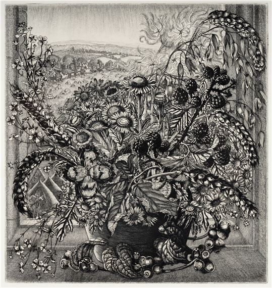 Robin Tanner | Robin Tanner - Autumn | etching | MutualArt