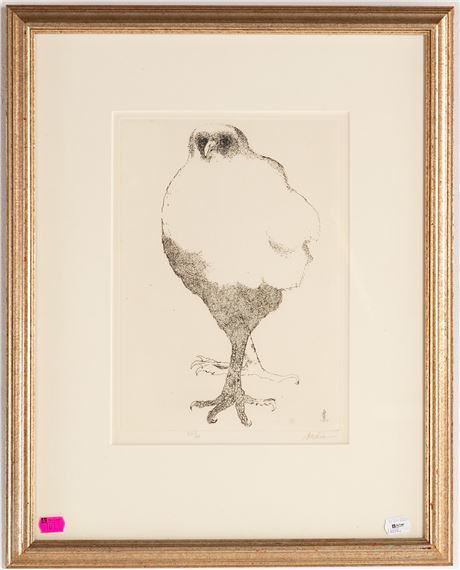 Leonard Baskin | Standing Bird (1966) | MutualArt
