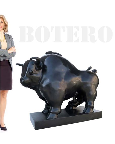 Fernando Botero | A Monumental BOTERO Fighting Bull Bronze Sculpture ...