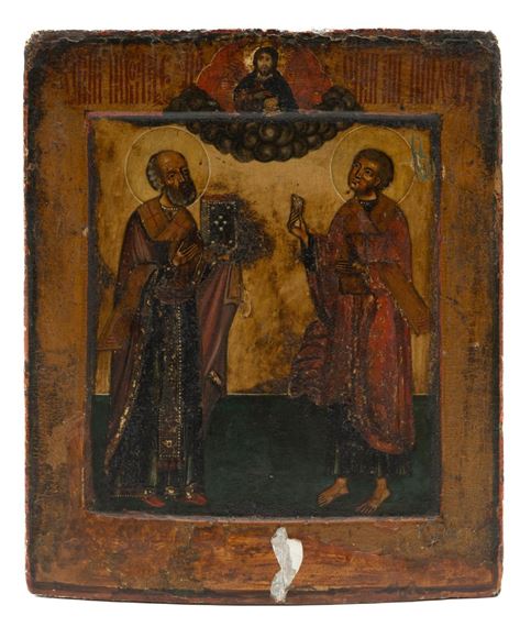 Russian School, 18th Century | 18th century Russian icon of Christ ...