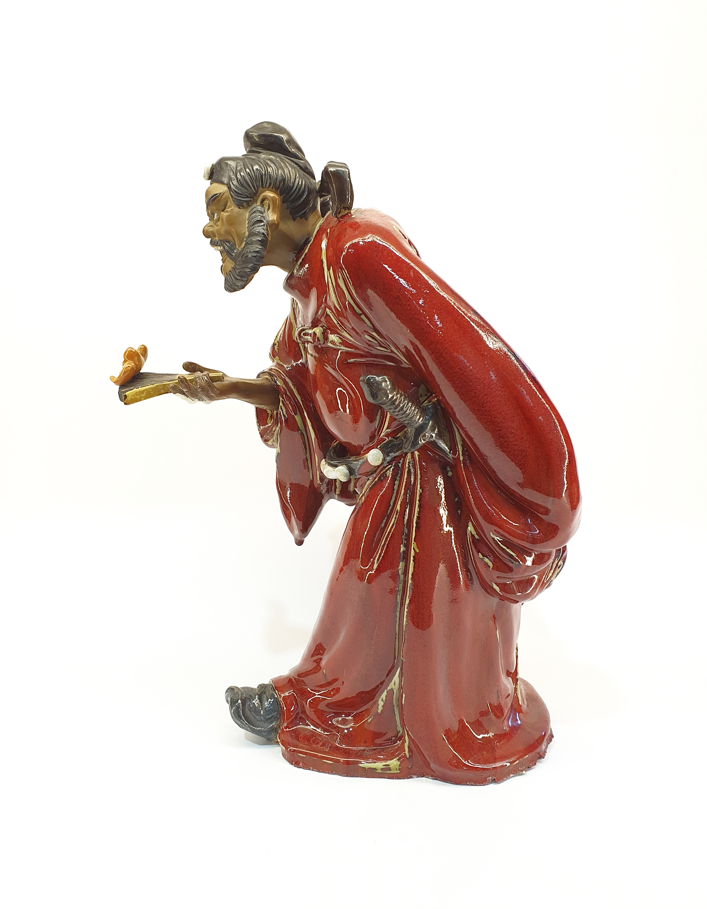 Chinese School, 20th Century | A MONUMENTAL CHINESE SHIWAN POLYCHROME ...