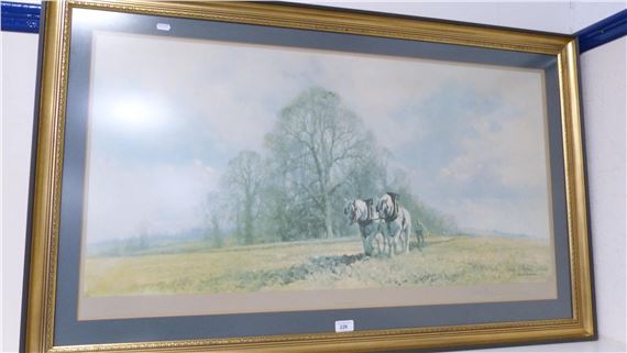 David Shepherd | Spring Ploughing | MutualArt