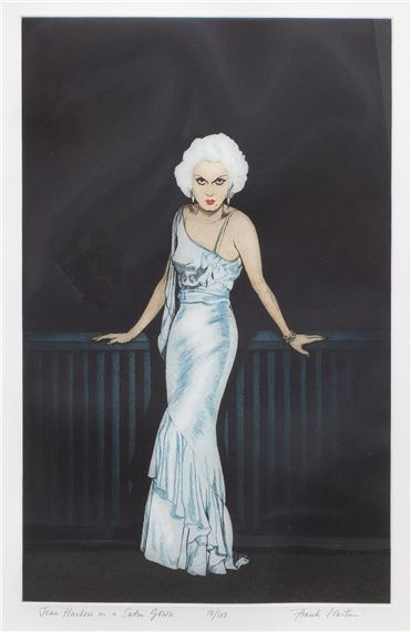 Frank Martin | Jean Harlow in a Satin Gown | MutualArt