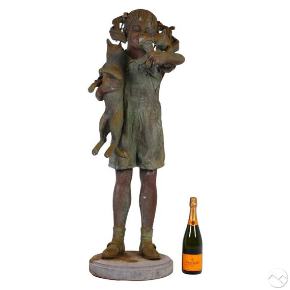 Howard Jason | Girl Garden Sculpture | MutualArt