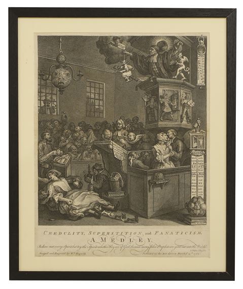 William Hogarth | Credulity, Superstition and Fanaticism (1762) | MutualArt