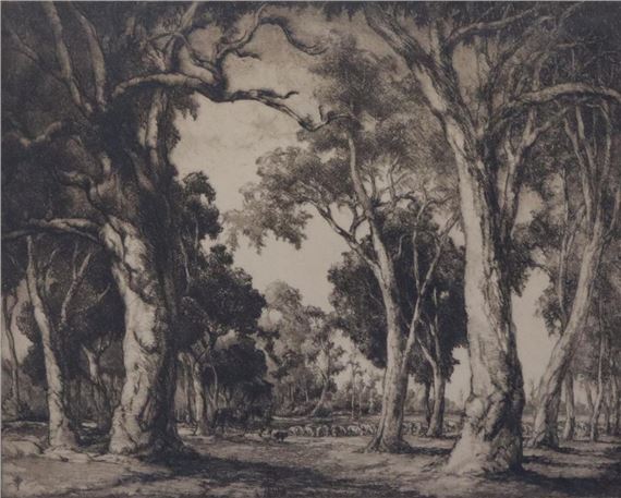Alfred Edward Warner | IN THE OAKS (1956 - 1960) | MutualArt