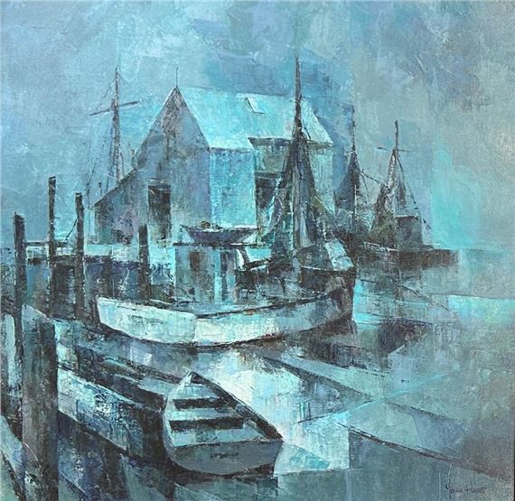 John Cuthbert Hare | Dark Harbor (Mid 20) | MutualArt