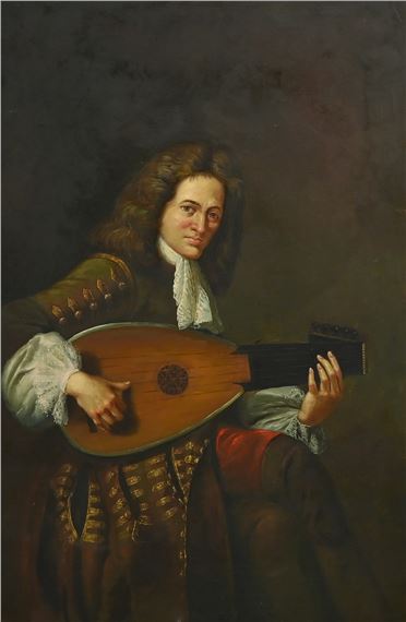 François de Troy | Portrait of Charles Mouton, the lutenist and ...