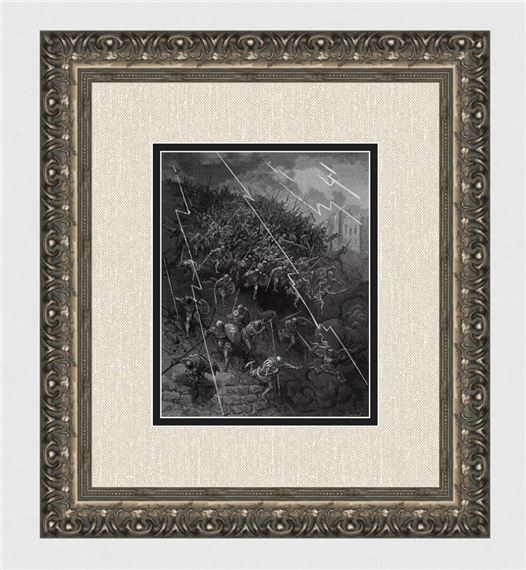 Gustave Doré | The storming of Bizerte (1880) | MutualArt