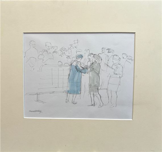 Michael Noakes | The Queen Receiving flowers, which she hands to her ...